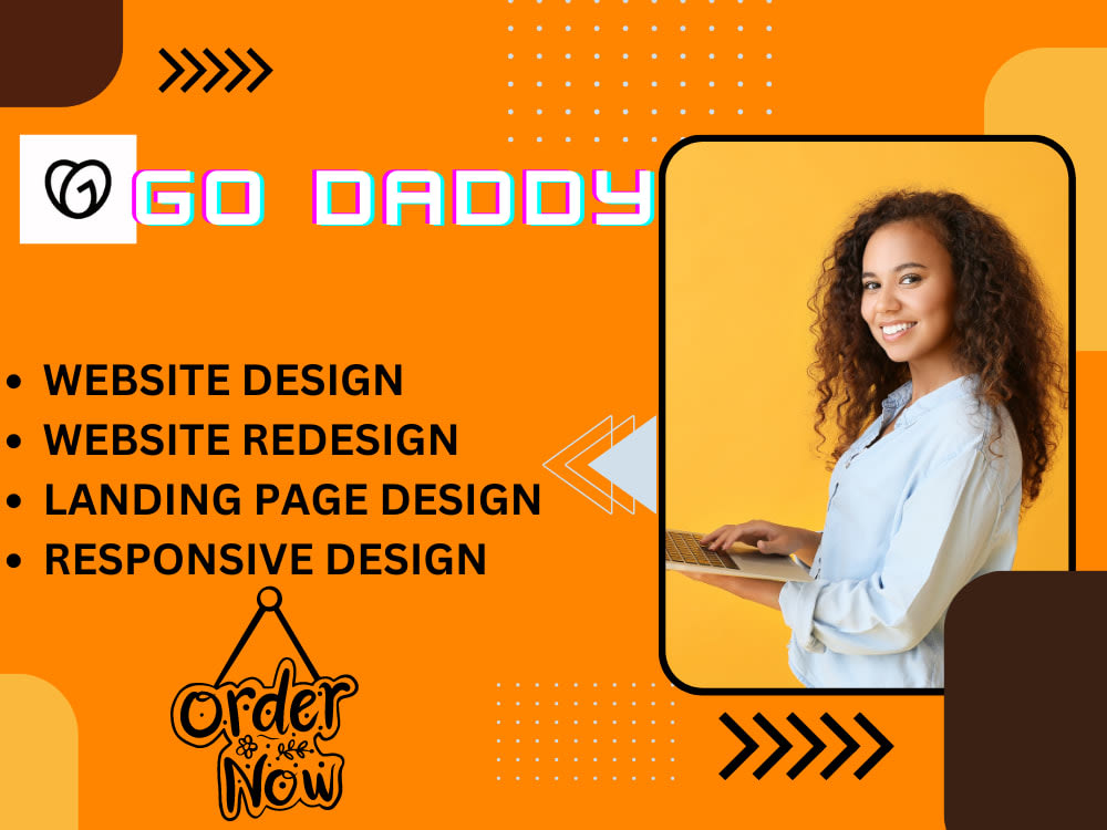 Go Daddy website from Go Daddy expert Go Daddy Landing Page | Upwork
