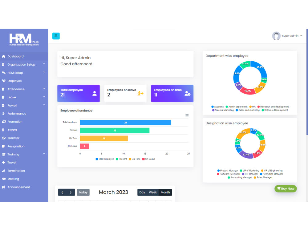 PHP Script of HRM, Payroll, and Attendance Software | Upwork