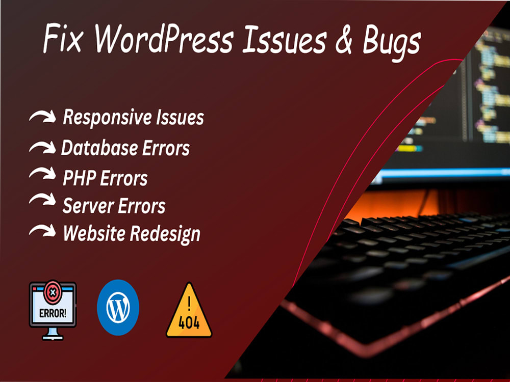 WordPress Bug Fixing and Issue Resolution | Upwork