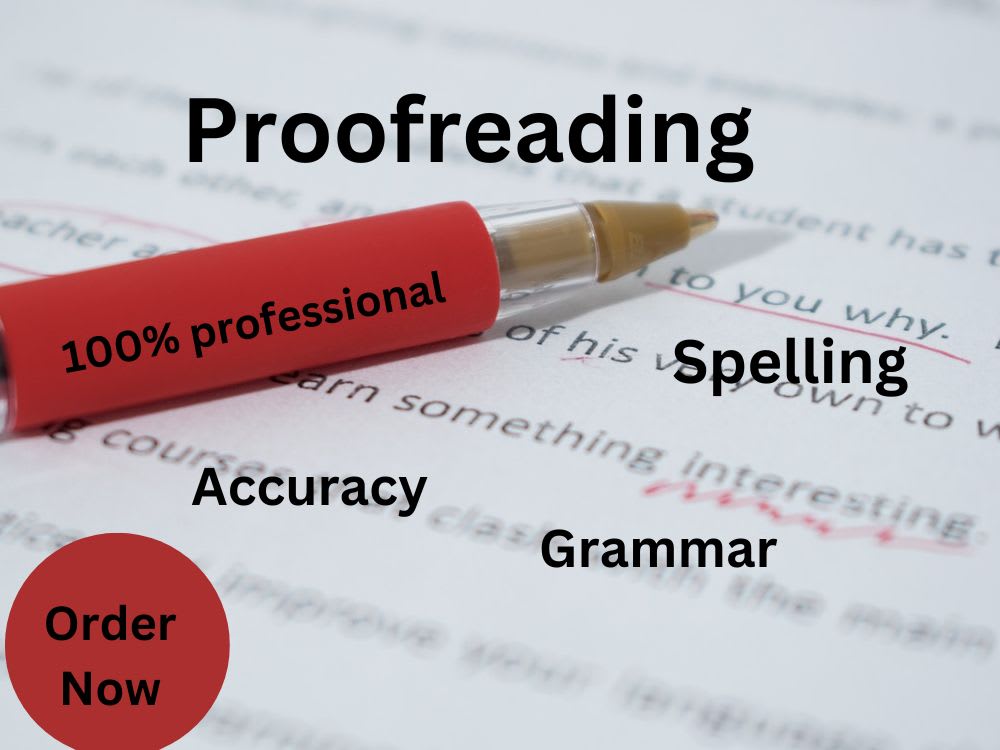 100% professional proofreading up to 1000 words in 24 hours | Upwork