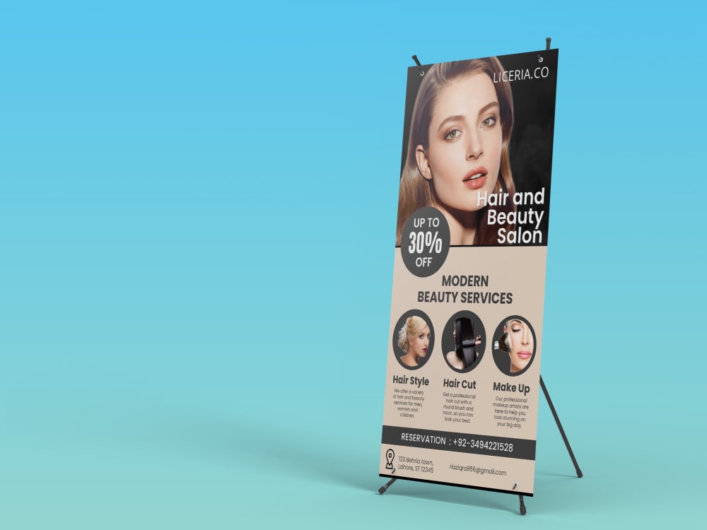 A signage /billboard/rollup/retractable banner/yard sign | Upwork