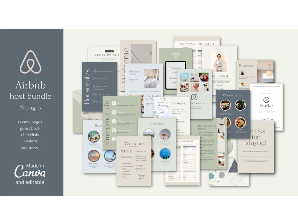 Many unique pages to make your Airbnb special. | Upwork