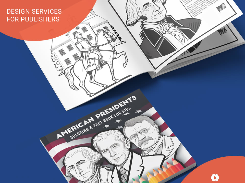 Coloring book cover design for Amazon KDP | Upwork