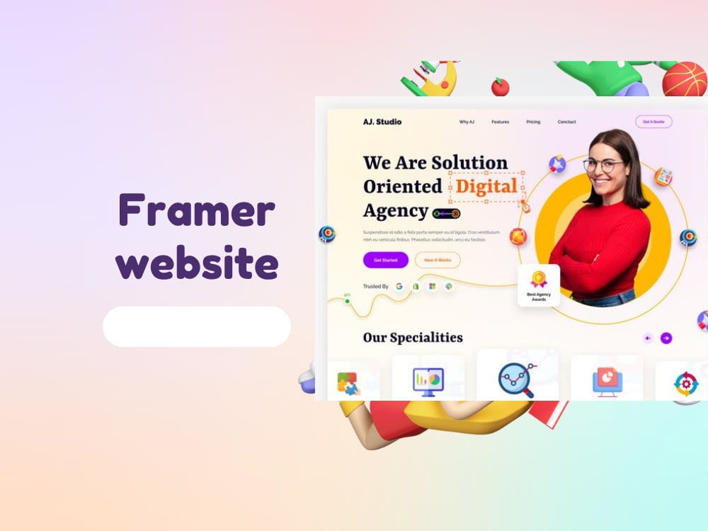 Framer website figma to framer framer redesign framer animation framer seo | Upwork