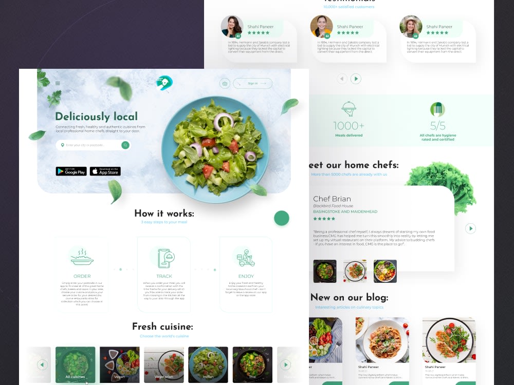 A Captivating UI/UX Design Concept for Your Website | Upwork