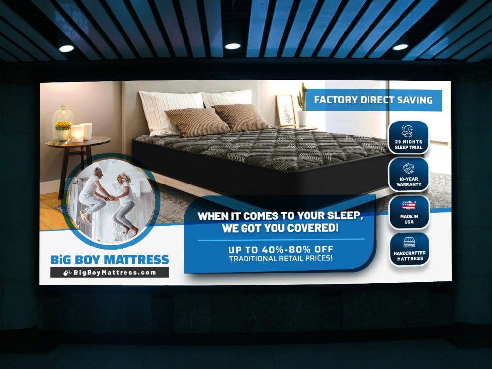 An amazing eye-catching SIGNAGE / BILLBOARD /BACKDROP design | Upwork