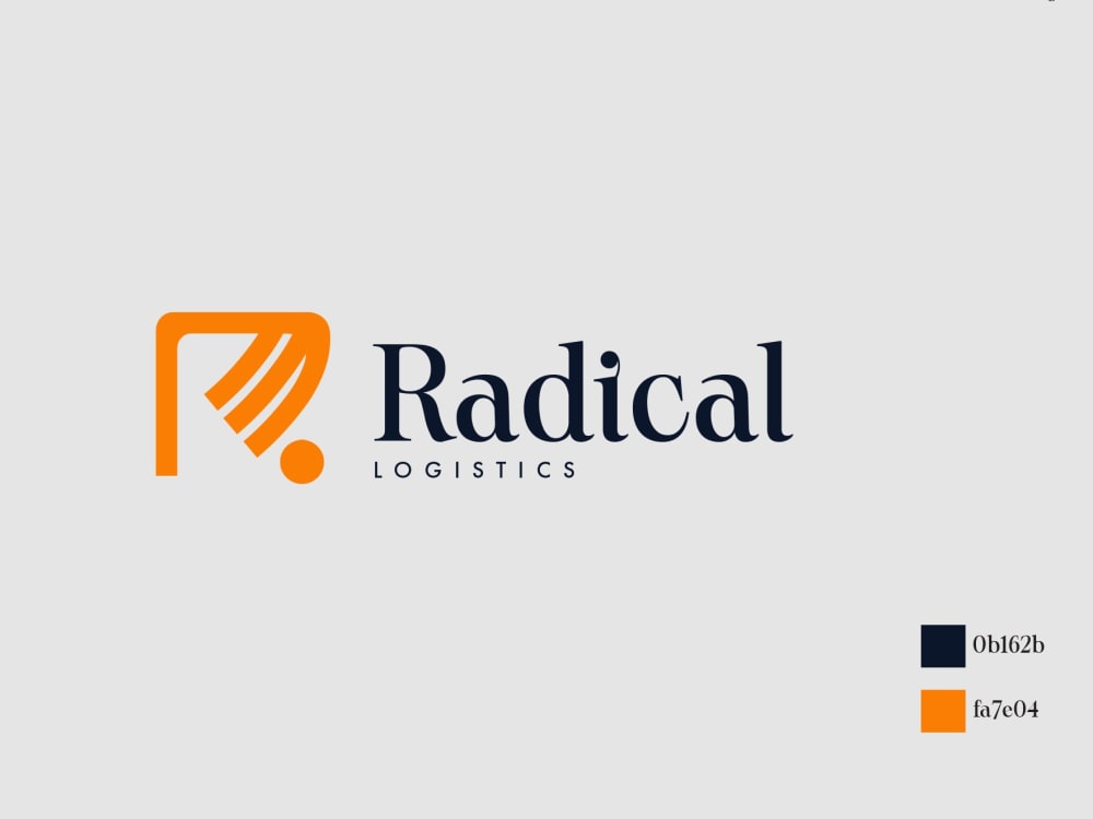 Modern brand mark logo design, a business logo with a brand identity ...