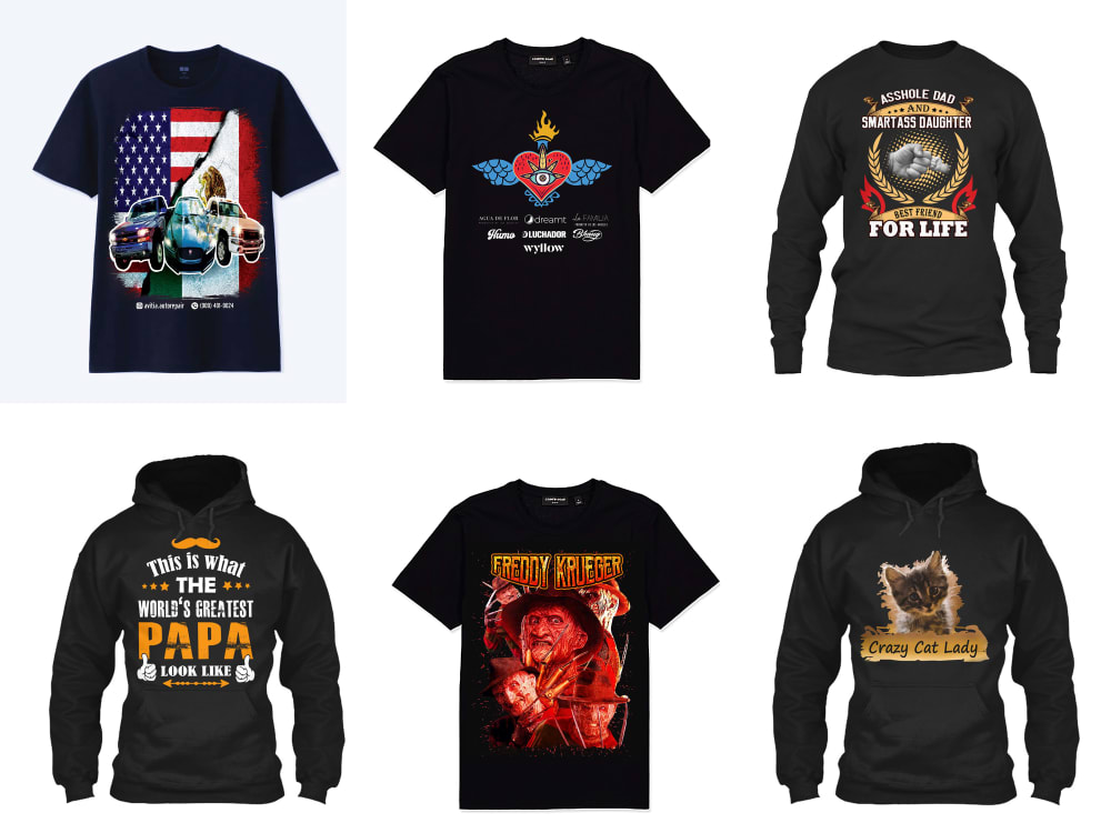 Awesome custom graphic t shirt design | Upwork