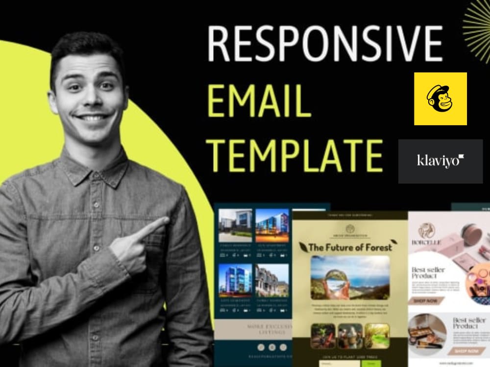Responsive email template design in HTML | Upwork