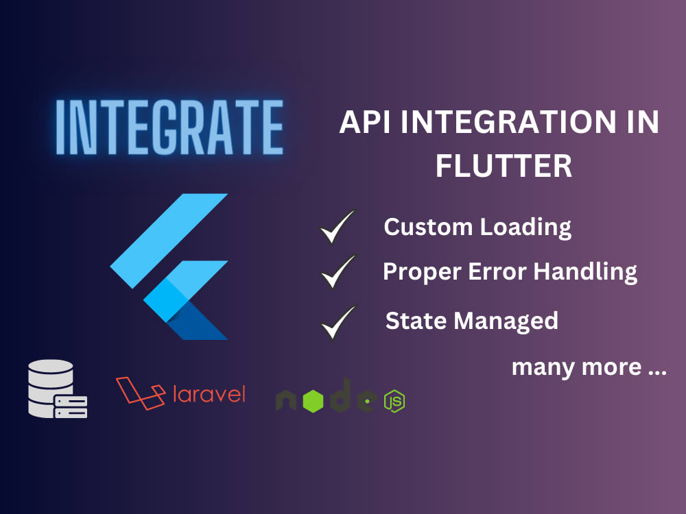 API Integration for Flutter App | Upwork API Integration for Flutter App | Upwork