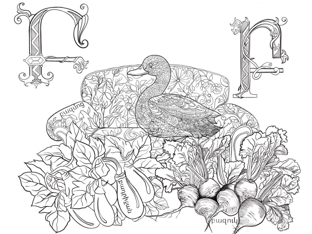 Beautiful coloring book illustration | Upwork