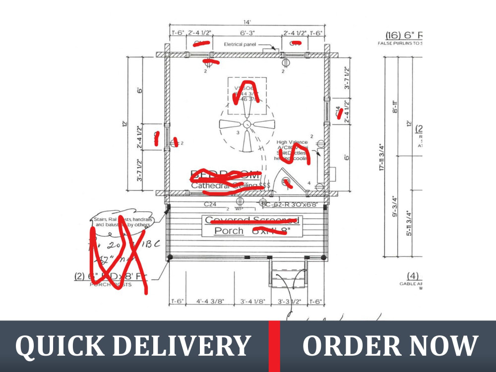 AutoCAD dwg from pdf Image or hand sketch floor plan or elevation | Upwork