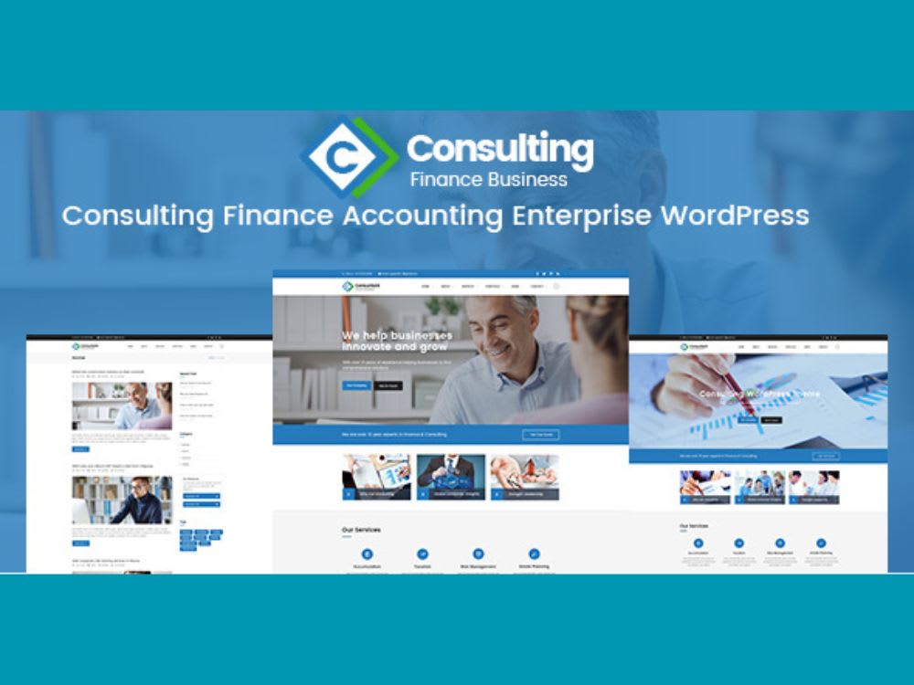 Responsive income tax landing page finance website income tax website ...