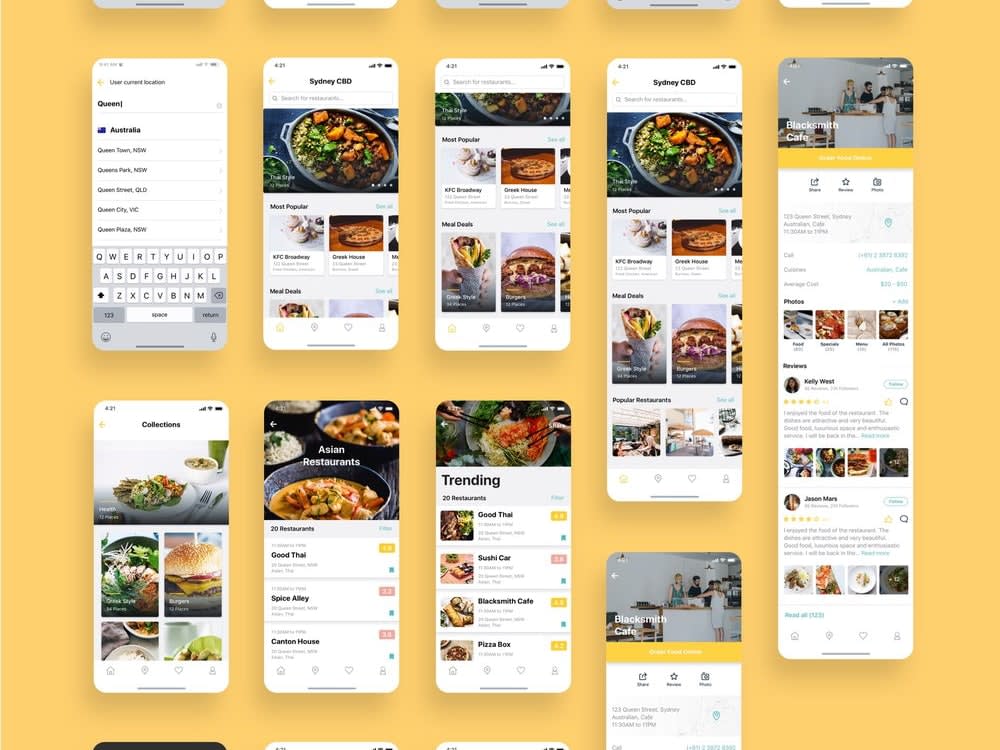 Mobile & Website design UI/UX || Food Delivery Application | Upwork