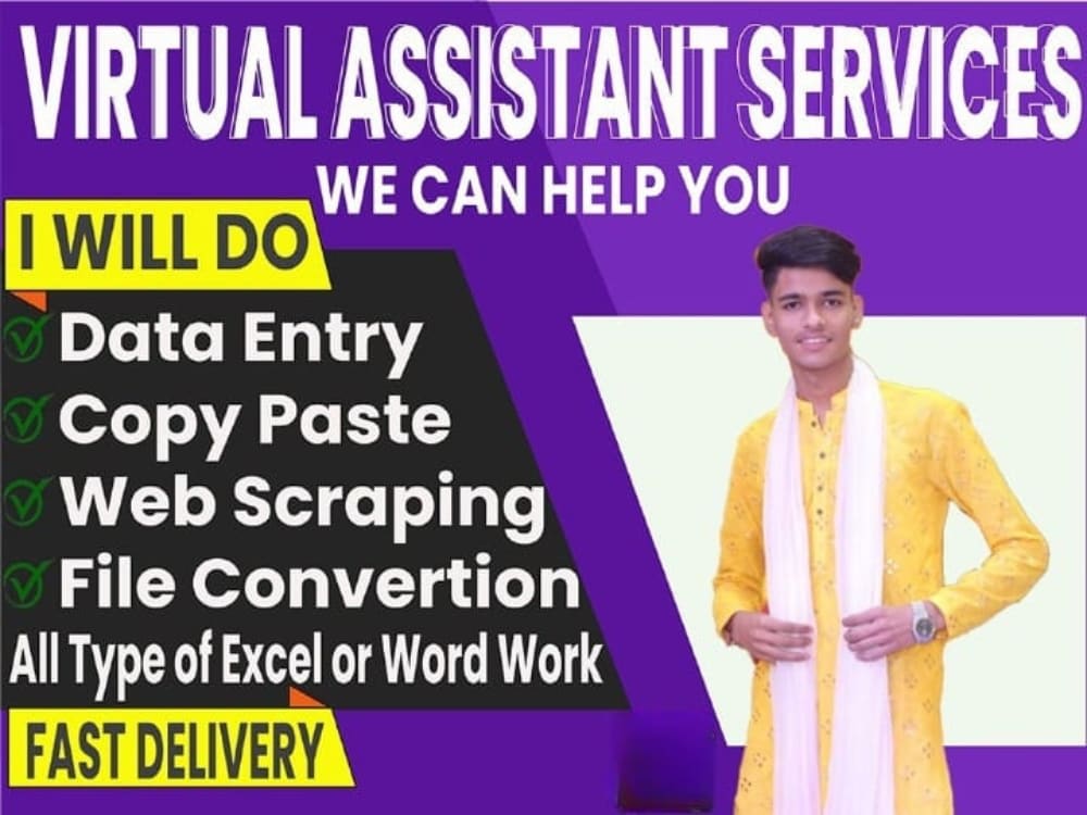 Professional&quick data collection, copy paste, web scraping | Upwork