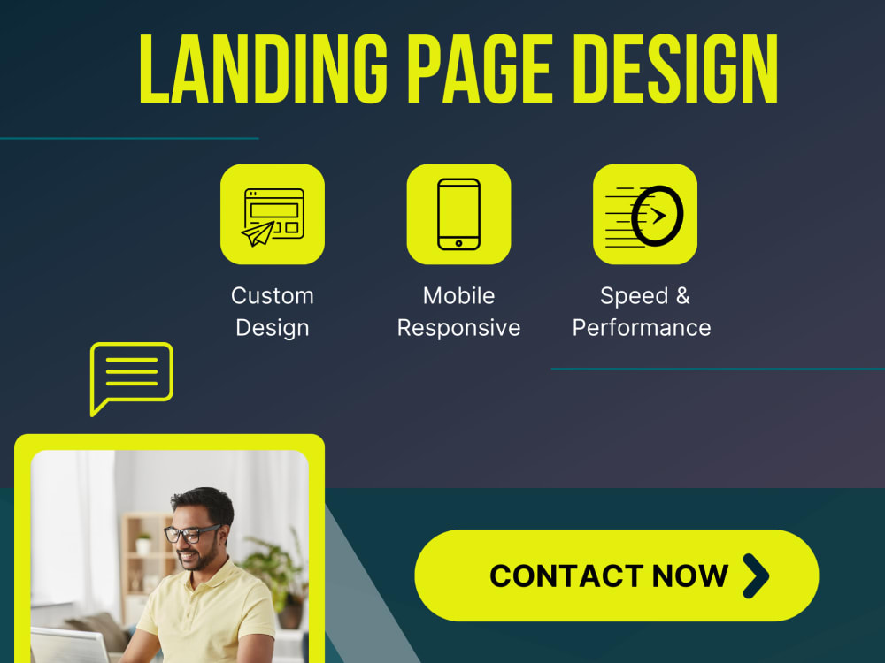 Responsive WordPress landing page design with Elementor | Upwork