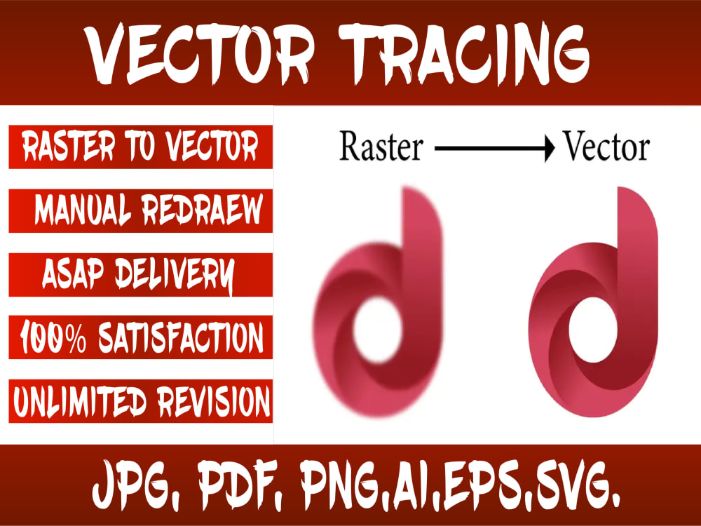 A quick vector tracing or convert to vector | Upwork