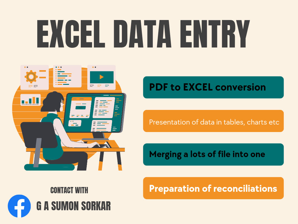 Excel data entry, data entry, PDF to excel data entry | Upwork