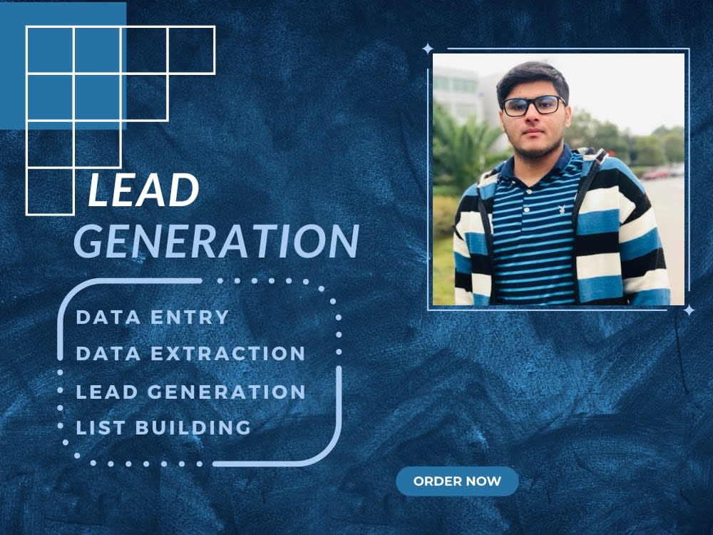 Data Entry| Data Extraction| LinkedIn| Lead Generation| List Building | Upwork