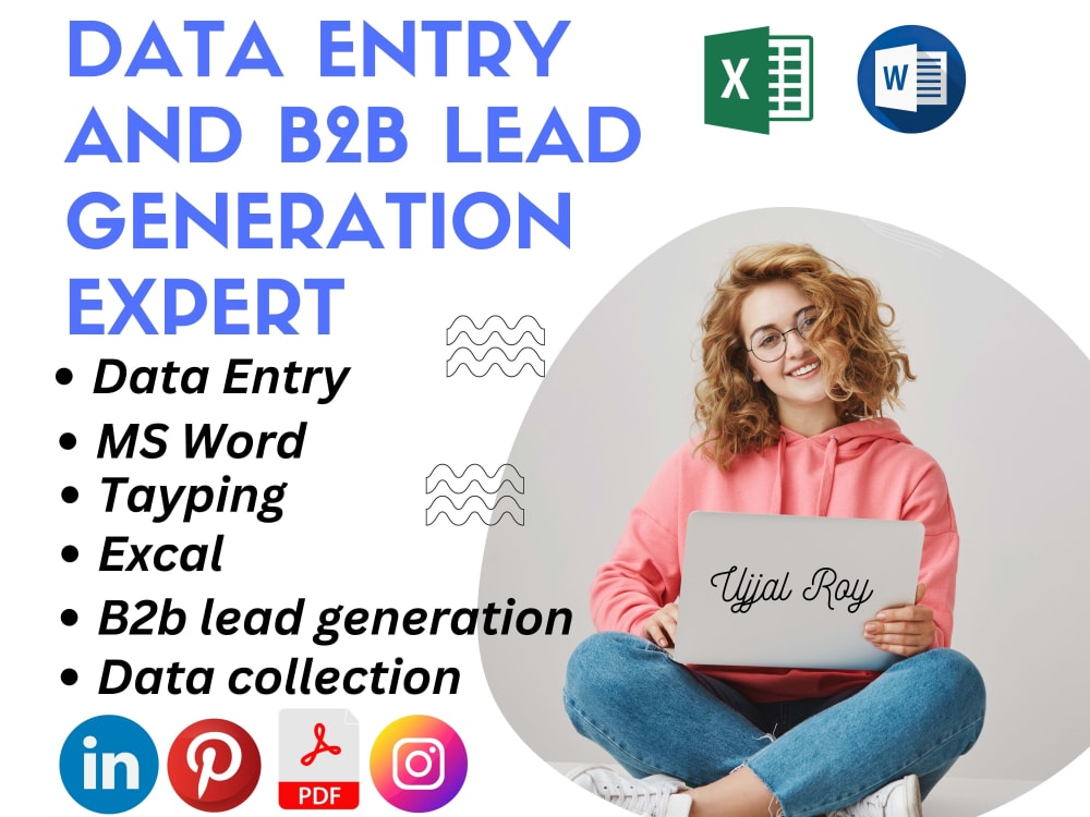 I am a Professonal Data entry expert and Freelancer | Upwork