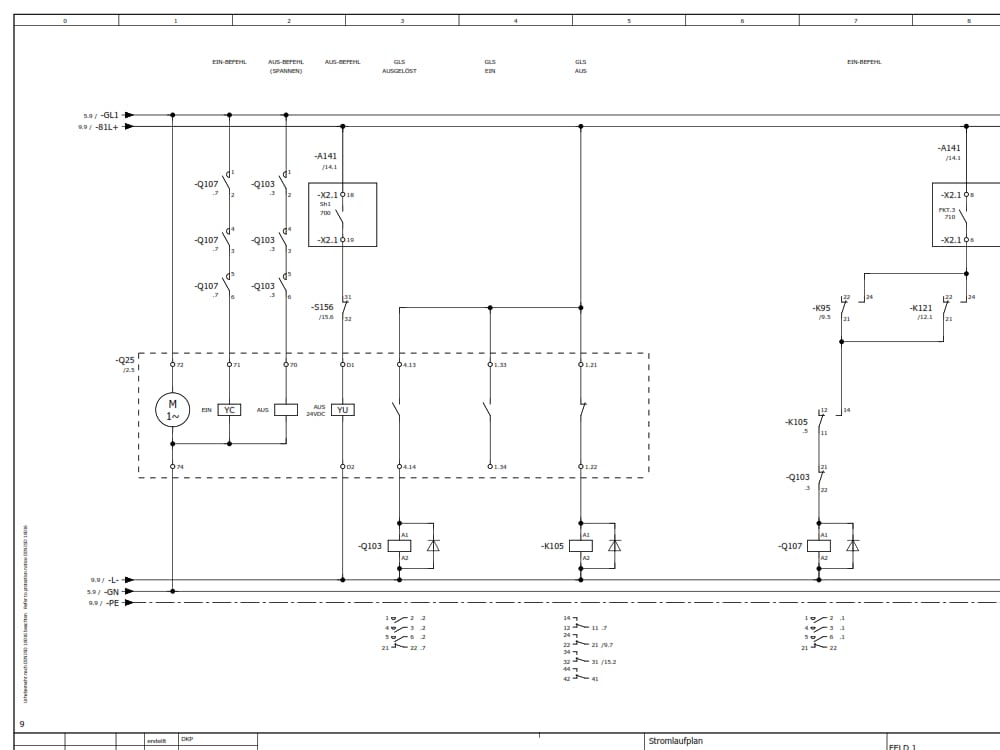 Electrical Panel Drawing Schematic Diagram / PDF to Eplan P8 Conversion | Upwork