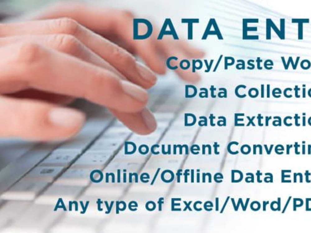 Fast, Accurate and Efficient Data Entry, Web Research, Typing & Data Mining | Upwork