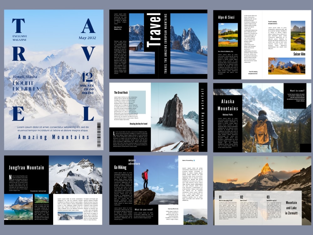 A professional magazine cover and layout | Upwork