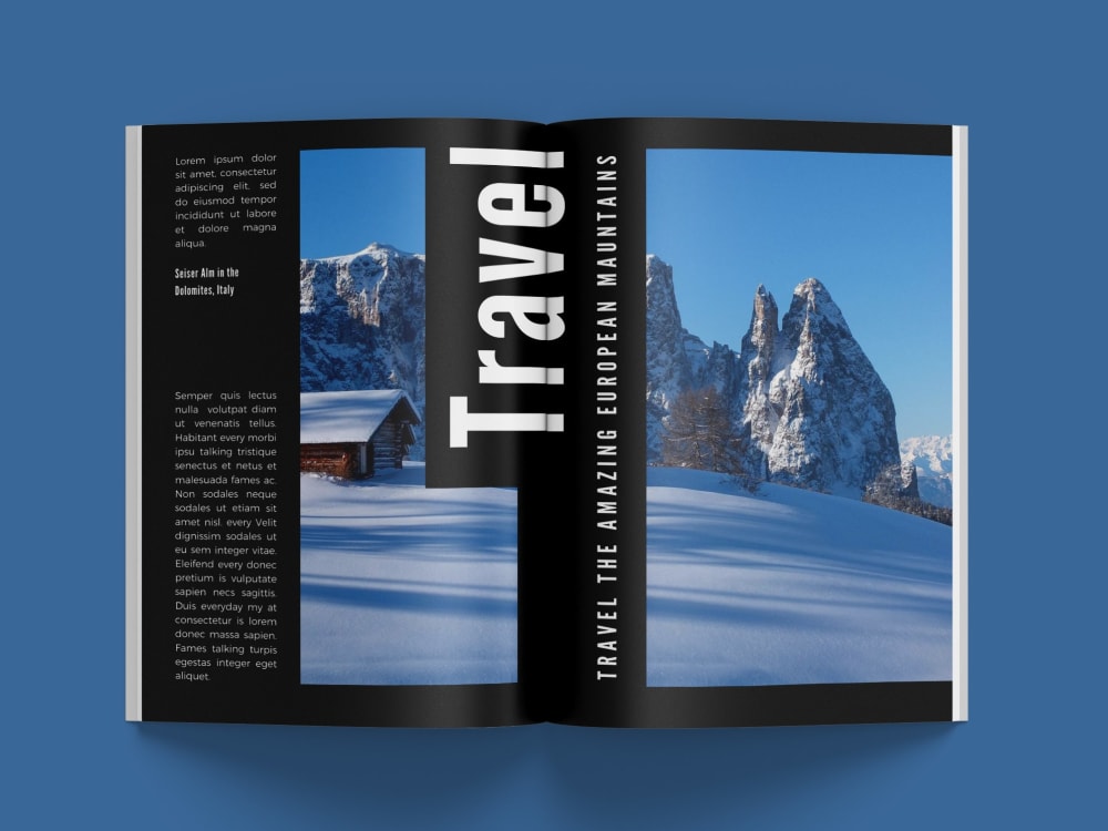 A professional magazine cover and layout | Upwork