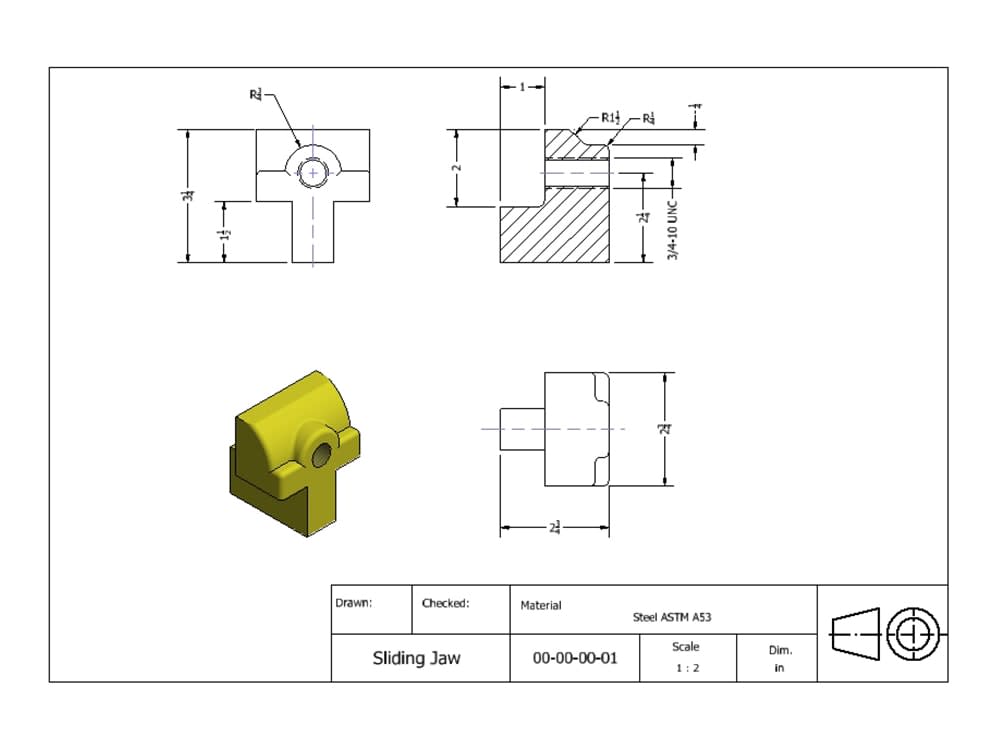 3D modeling and manufacturing drawing of mechanical parts | Upwork
