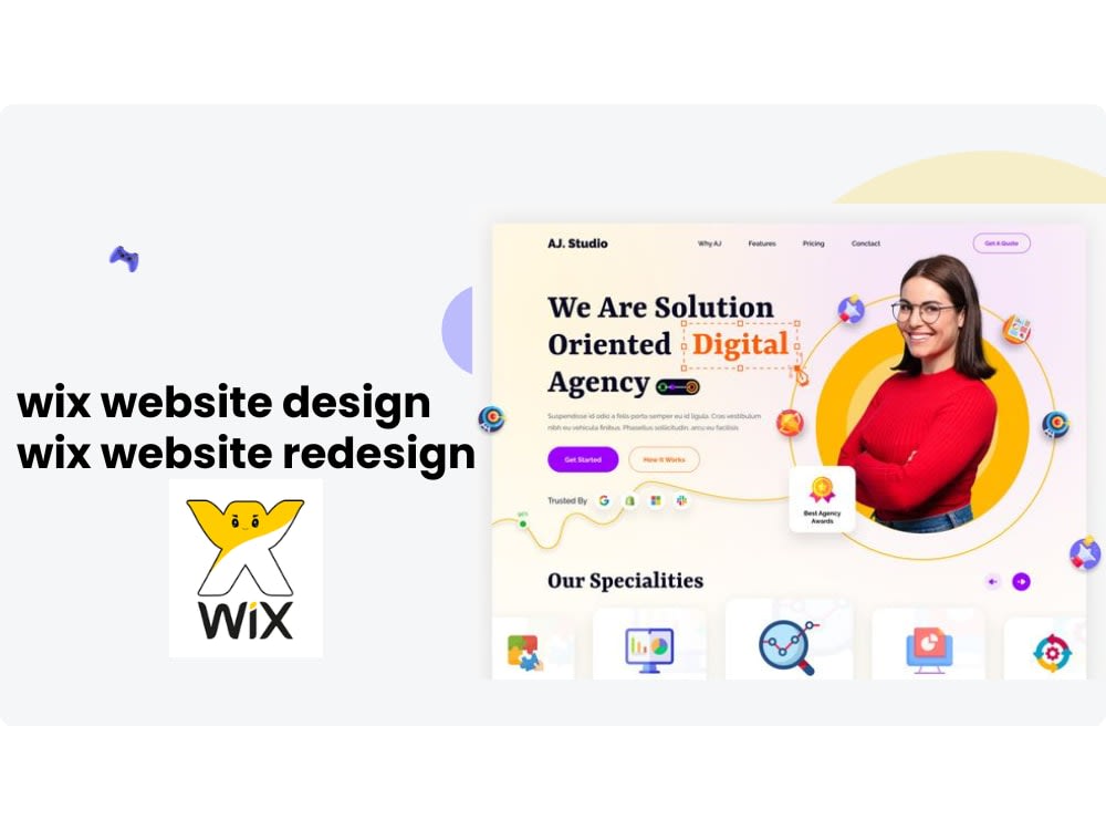 Design wix website wix website redesign wix SEO wix animation wix website | Upwork