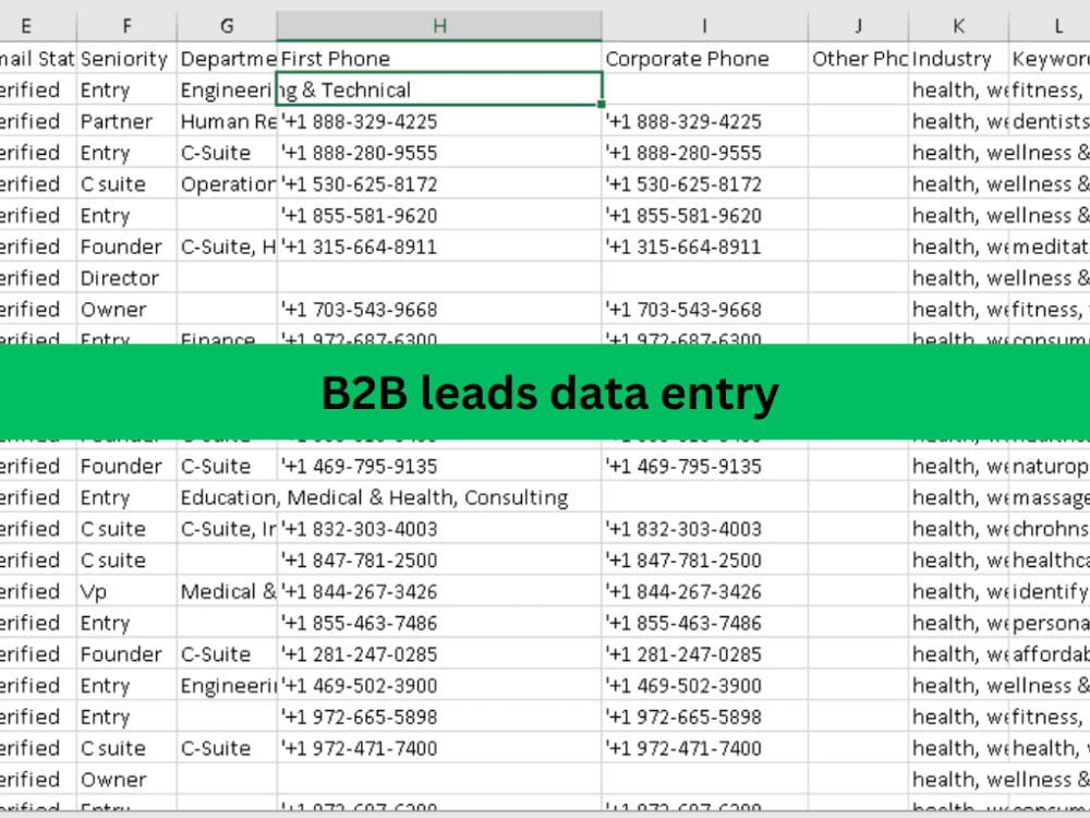 Data entry work in a very thorough manner | Upwork