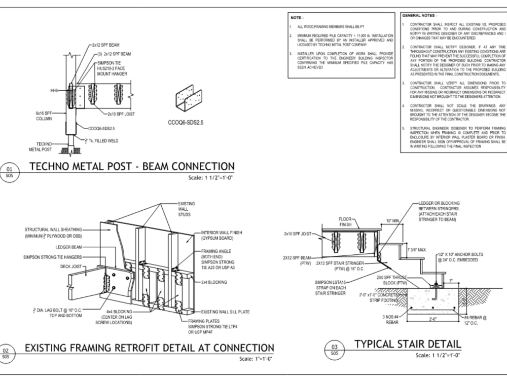 A Structural Detail drawings, Structural analysis & calculation reports ...