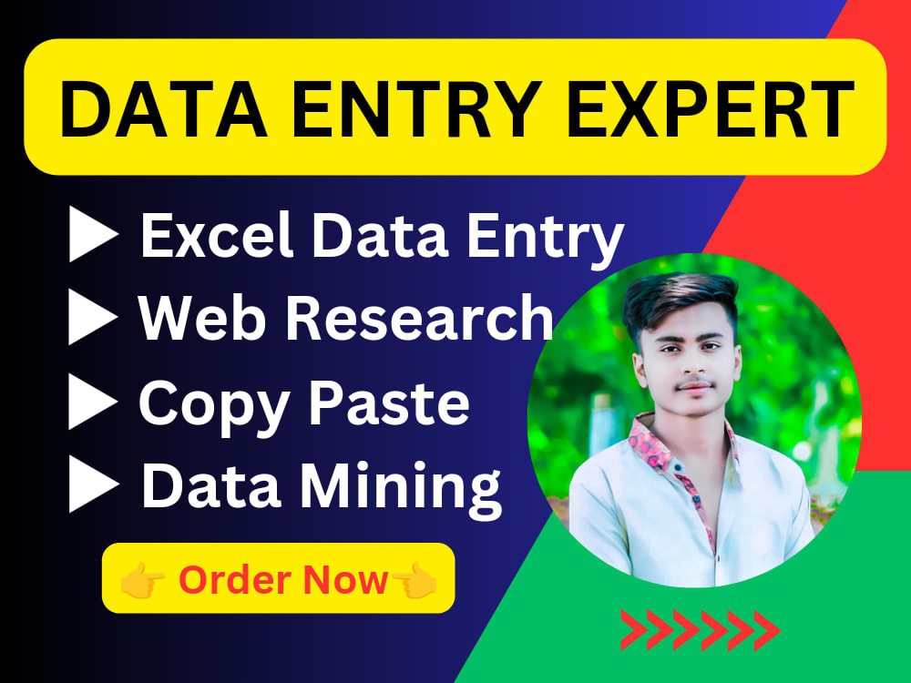 Data entry, data mining, web research, copy paste and excel data entry jobs | Upwork