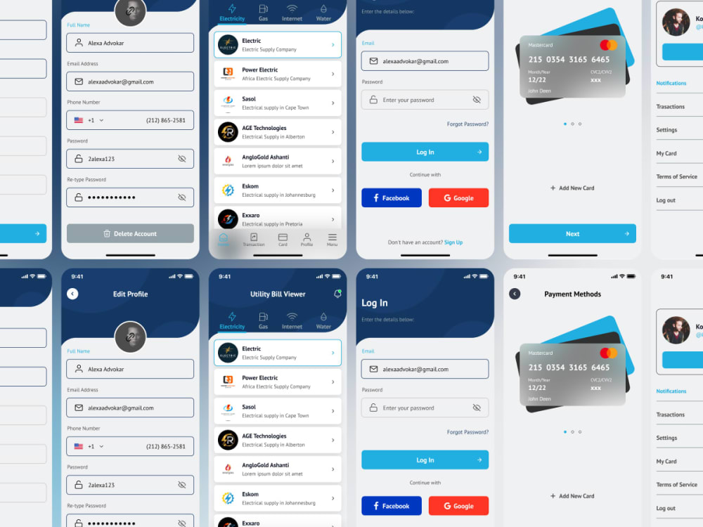 A Brand-Centric Mobile App UI Concept | Upwork