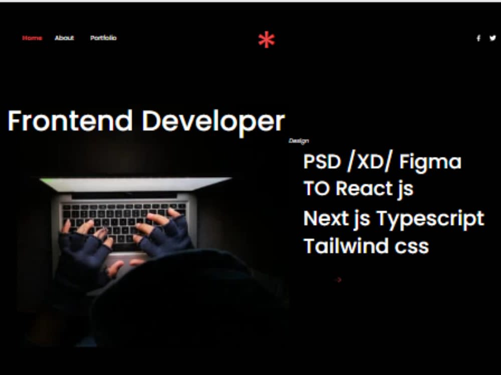 Figma to react js Next.js front end Developer with Tailwind css | Upwork