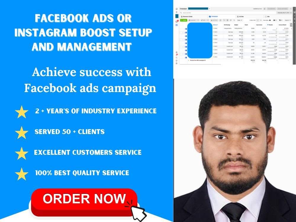 Facebook ads campaign setup for your business | FB Ads | Facebook ad ...