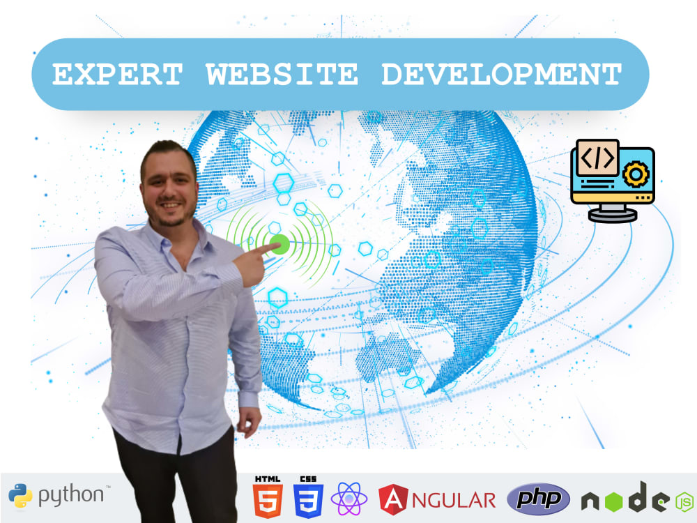 Website Development Html Css With React Js Laravel By Front End