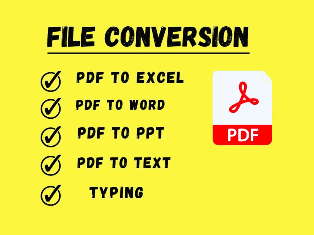PDF to Word / Excel Conversion | Upwork PDF to Word / Excel Conversion | Upwork