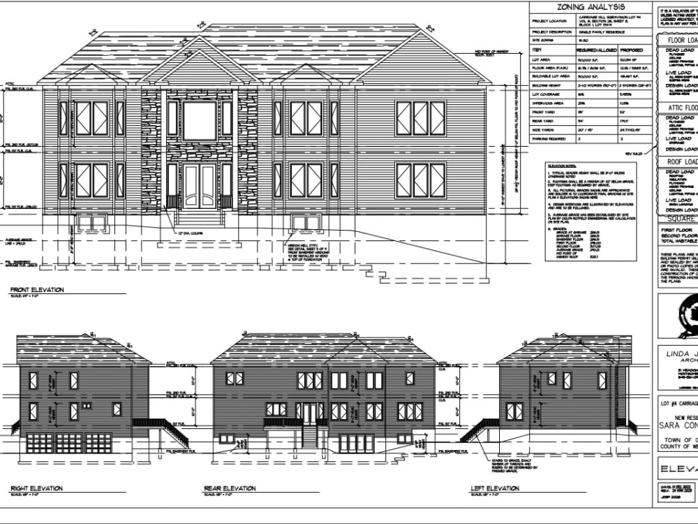 Permit drawing set for new house or renovation | Upwork