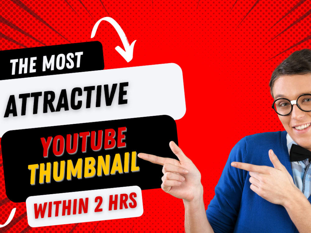 Custom eye-catching cartoon youtube thumbnails | Upwork