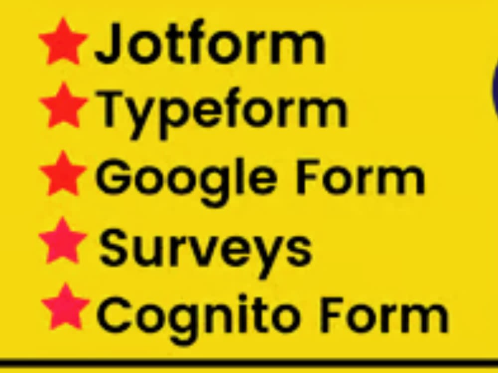 Jotform | google forms | typeform | gravity forms | survey & feedback form | Upwork
