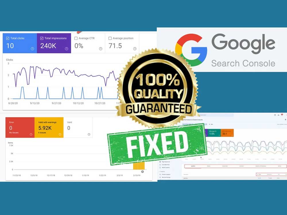 Fix wordpress Google search console errors and schema issues | Upwork