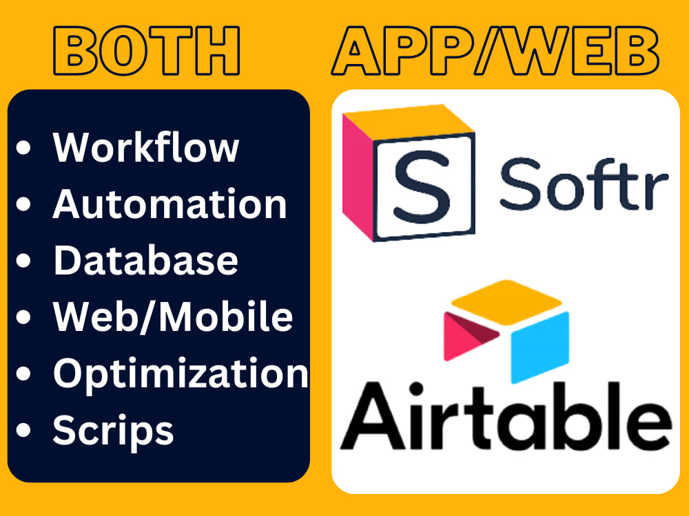 Airtable Automation Airtable Database Softr Web App Client Portal Upwork