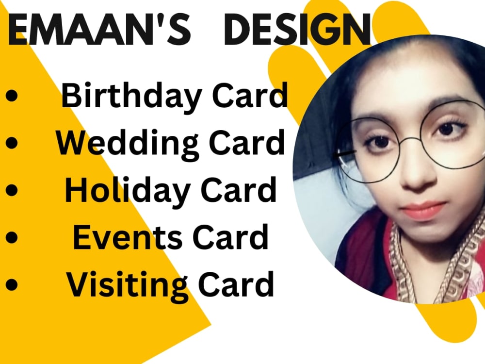 The best Card Design, Birthday Card, Different Events Cards | Upwork