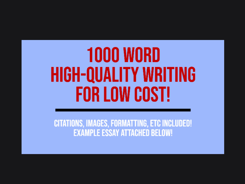 A unique human written 1000 word article | Upwork