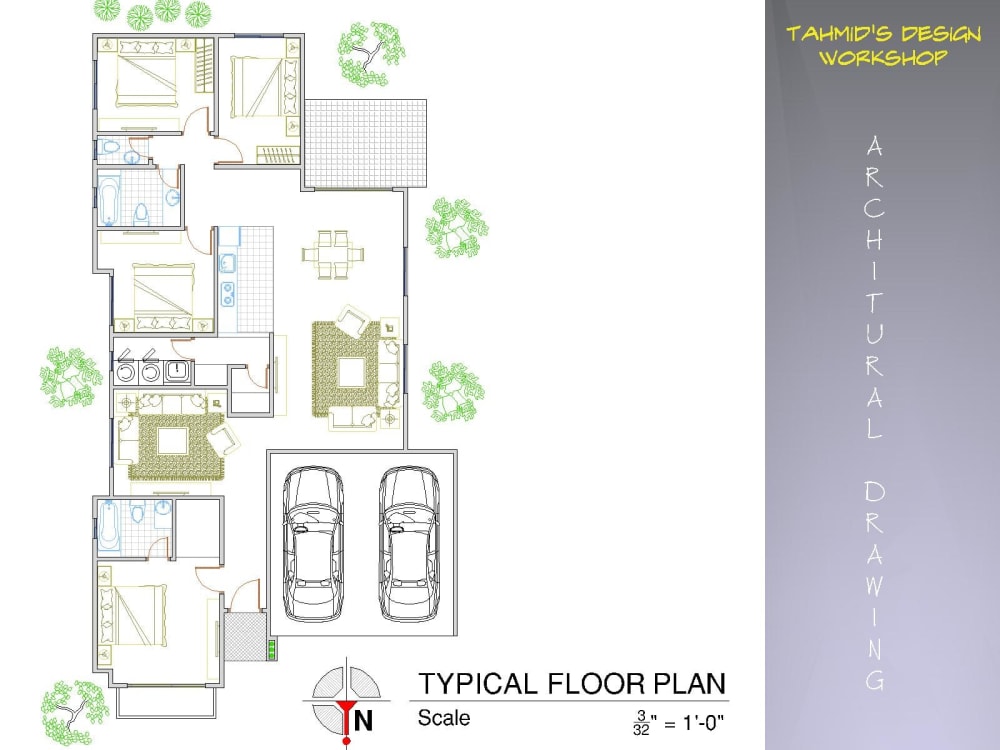 A 2D Architectural Plan | Upwork