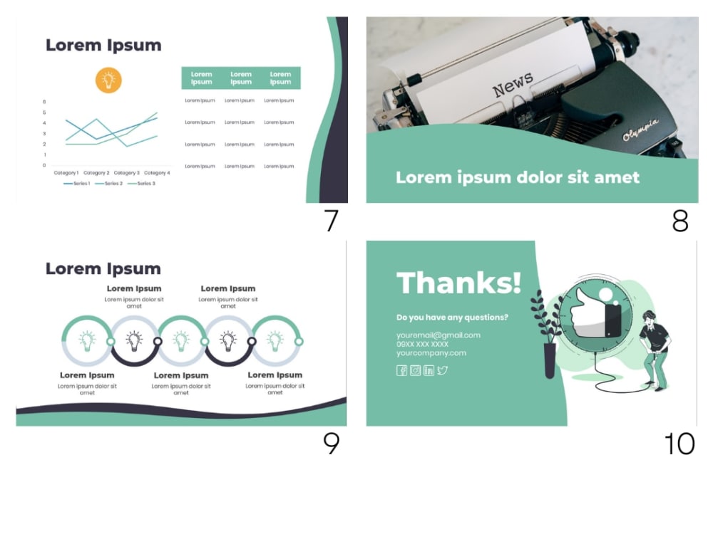 Evergreen Powerpoint Template for presentations | Upwork