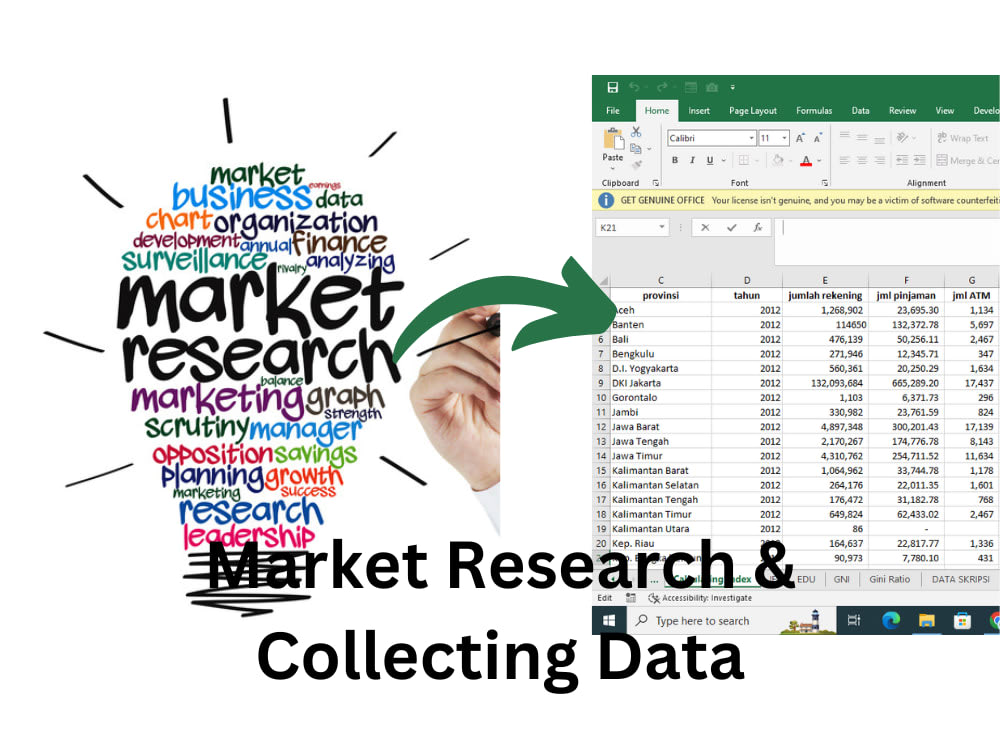 An Easy Way in Market Research and Collecting Data Project | Upwork
