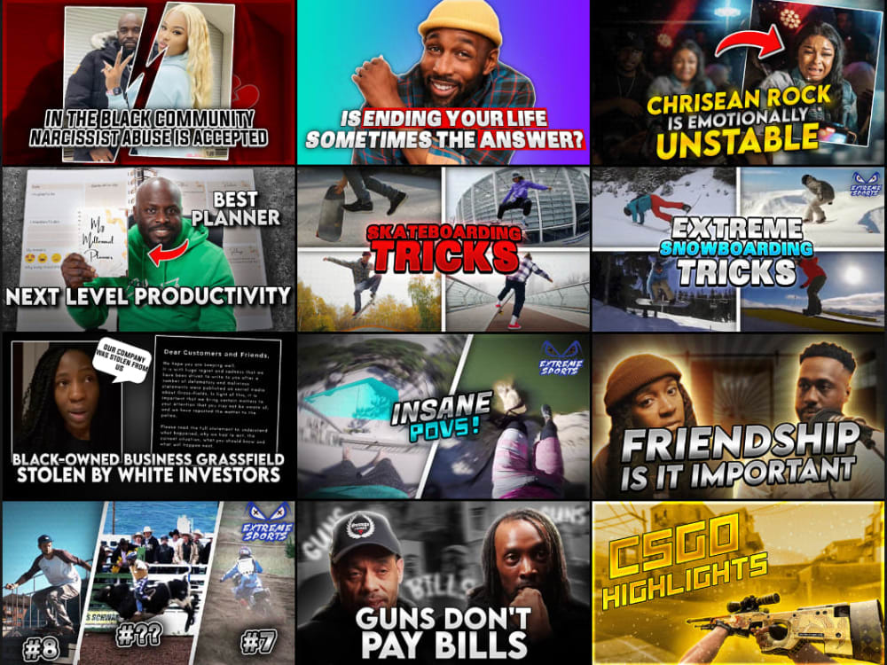 Stunning YouTube Thumbnail Elevating Your Content with High Quality ...