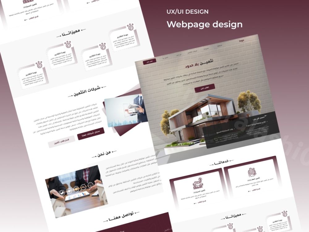 A unique and responsive modern business website | Upwork